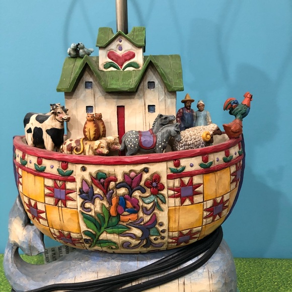 Jim Shore | Accents | Jim Shore Noahs Ark Lamp | Poshmark